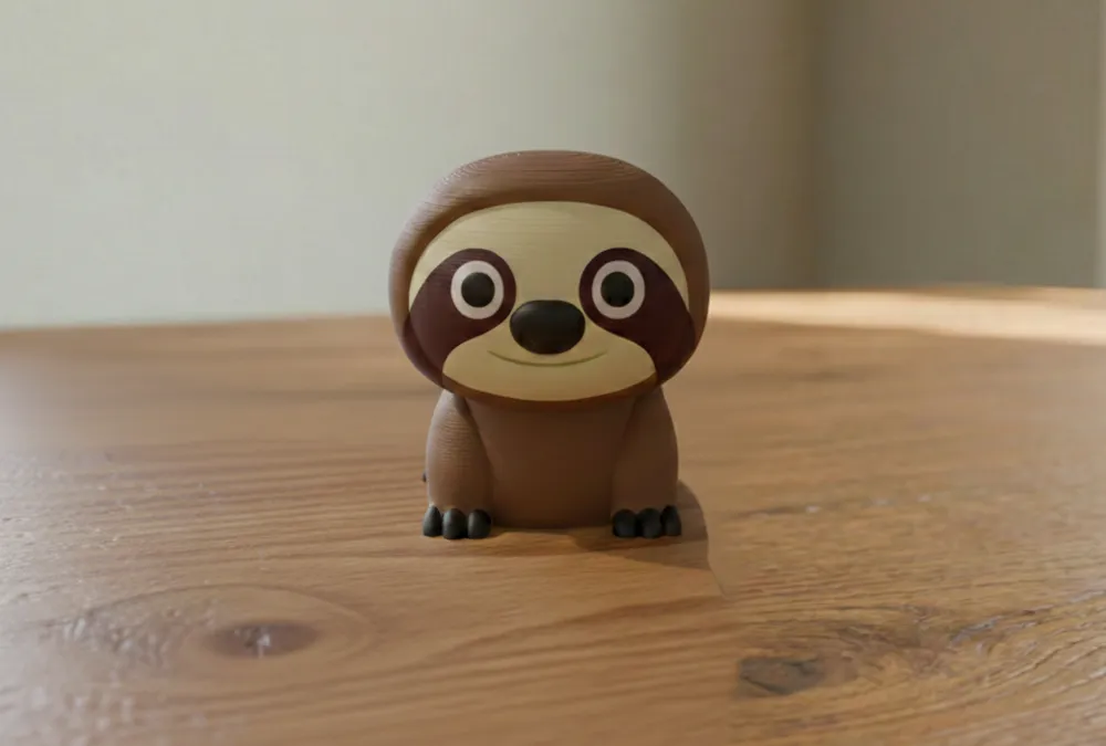 Articulated Sloth – Cute Flexi Animal Toy - Free 3D Print Model ...
