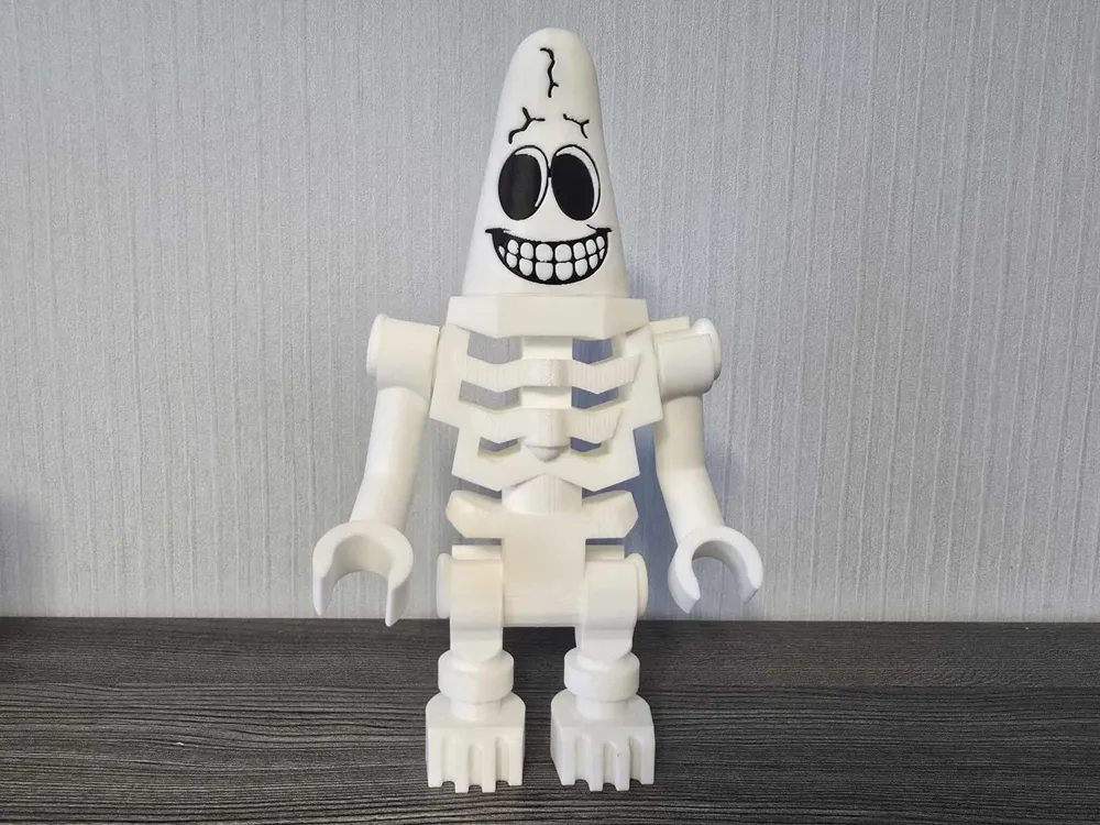 Dead SpongeBob - Skeleton * 500% ~22cm - Free 3D Print Model - MakerWorld