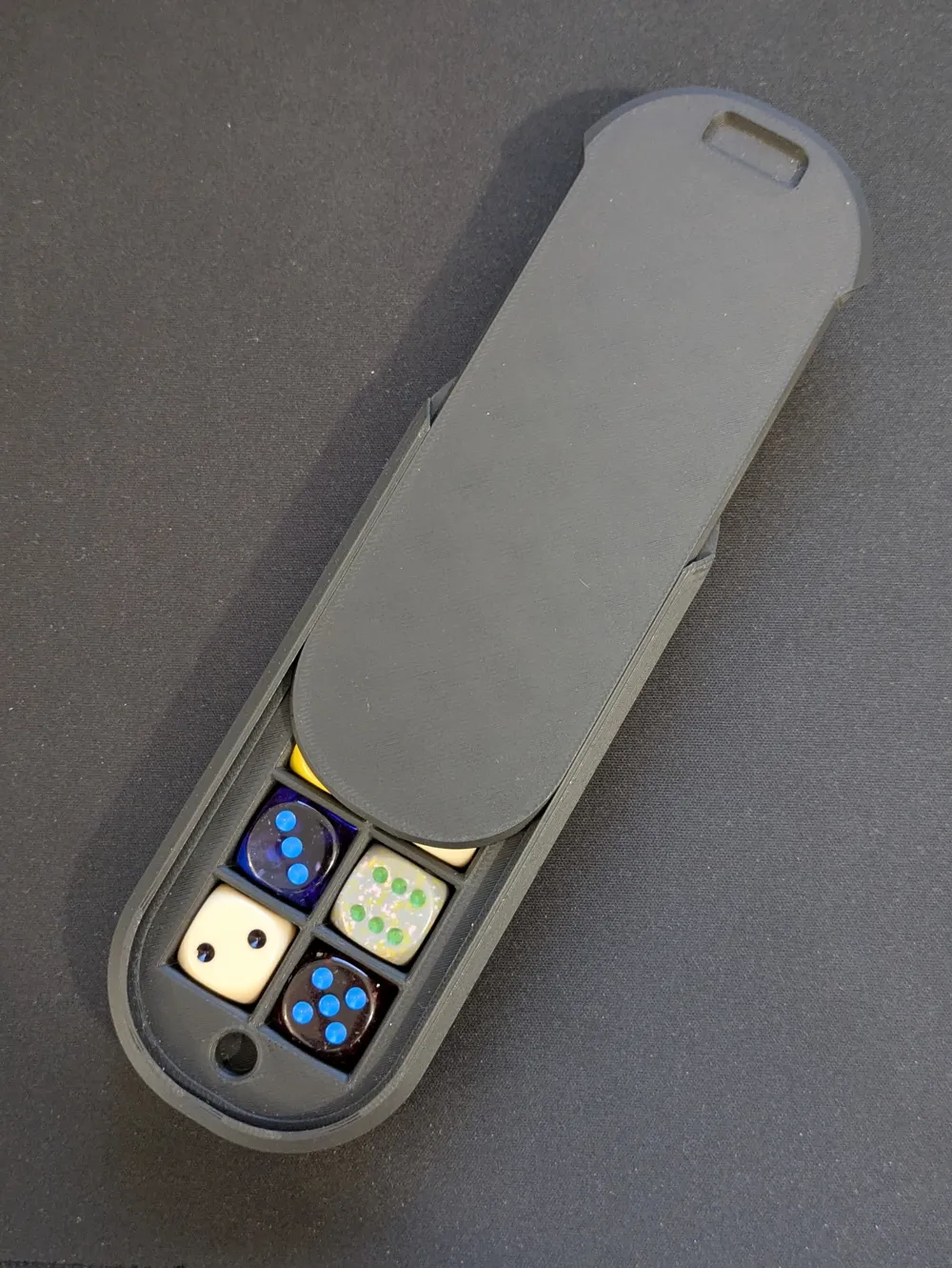 Dice Box - Sliding Lid for “12 - D6 Dice” (16 mm) by RolltreppenMax ...