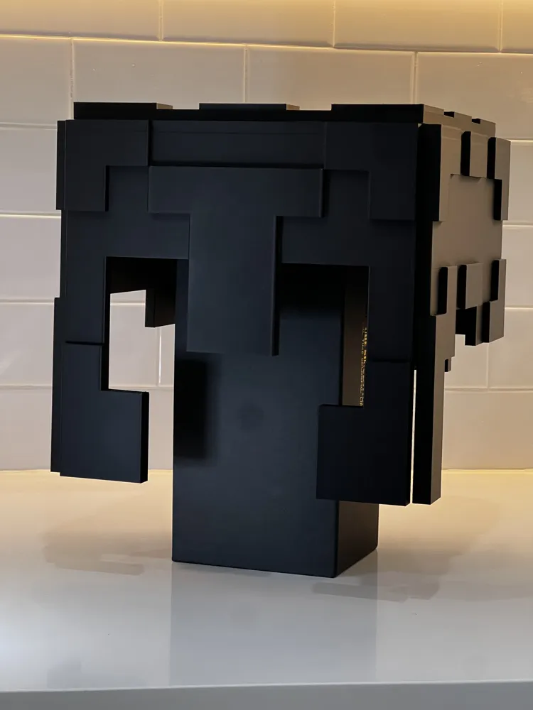 Minecraft Helmet | Wearable - Free 3D Print Model - MakerWorld
