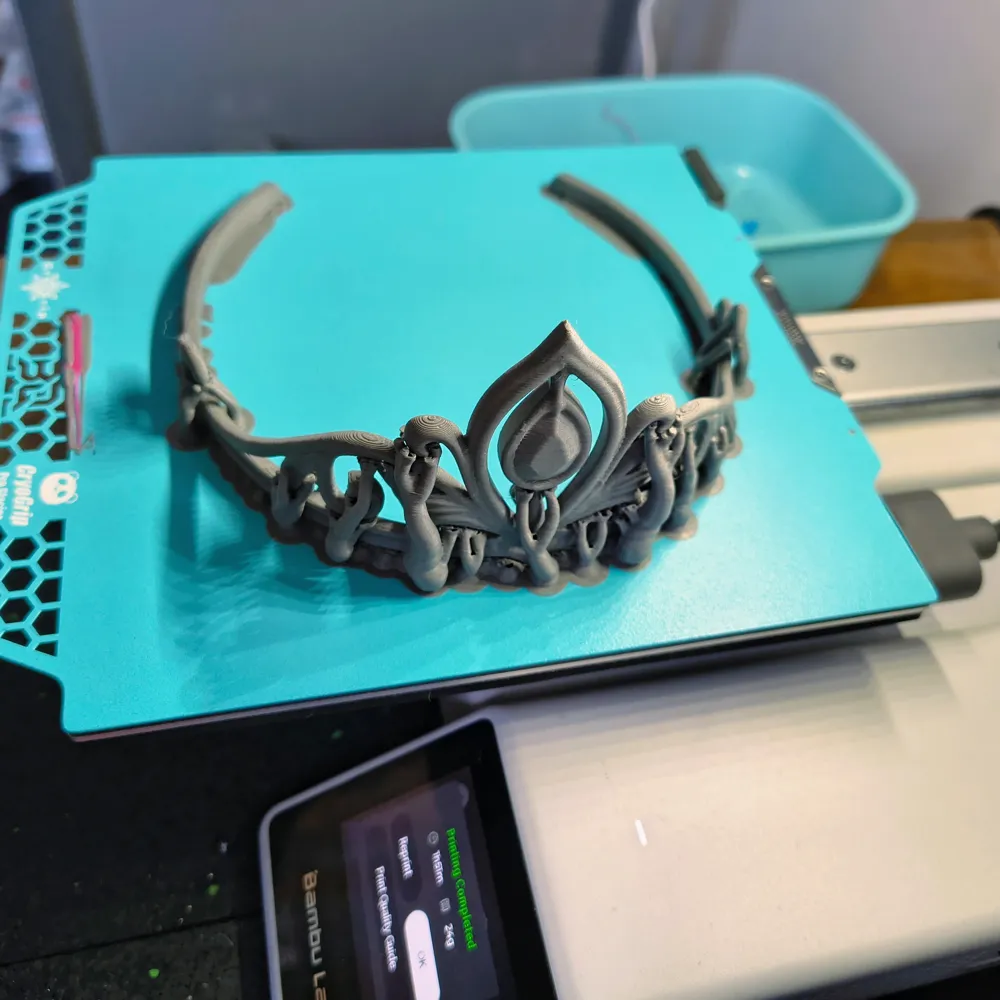 Princess tiara new profile with separated gem by leny8988 MakerWorld ...