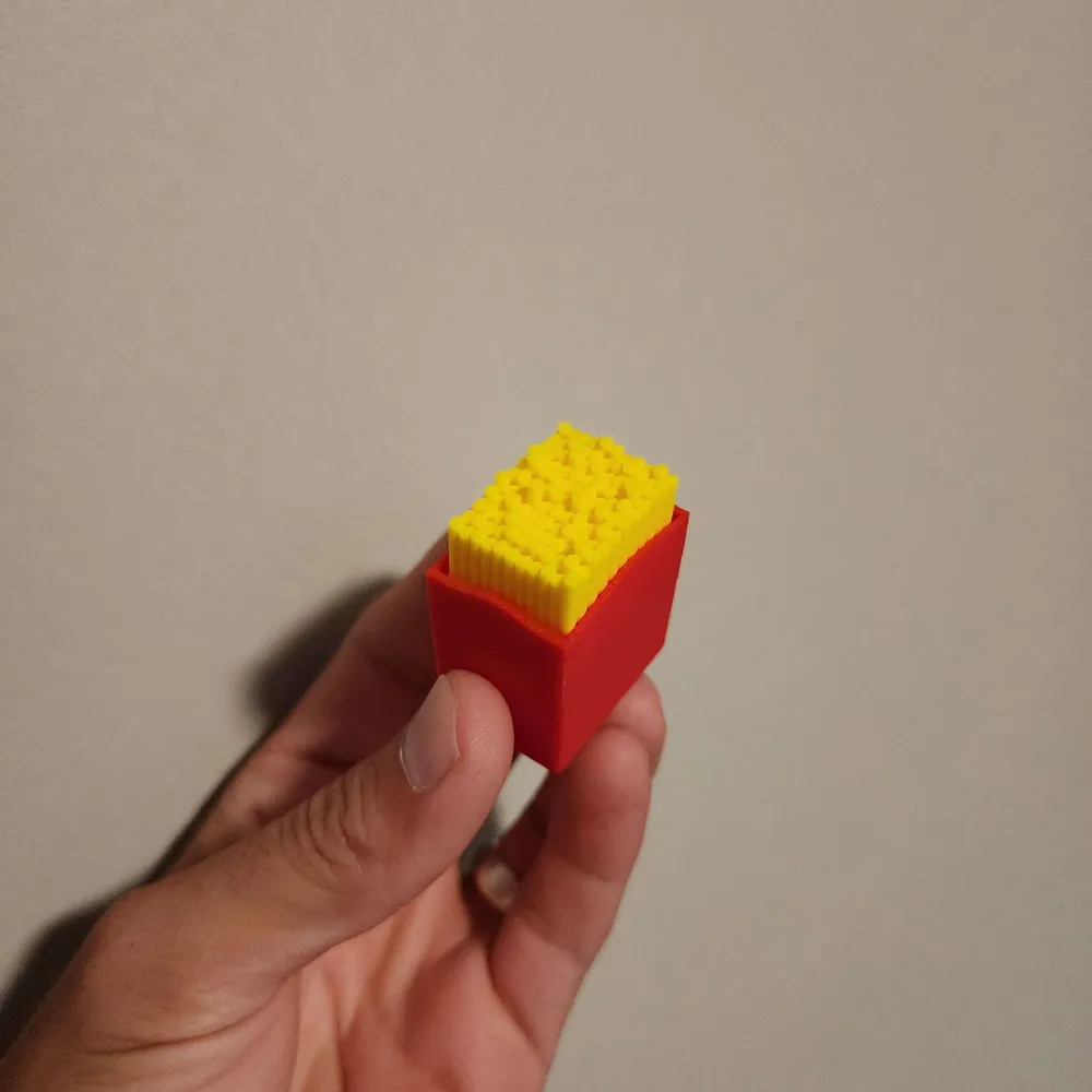 FRENCH FRY CLICKER - Free 3D Print Model - MakerWorld