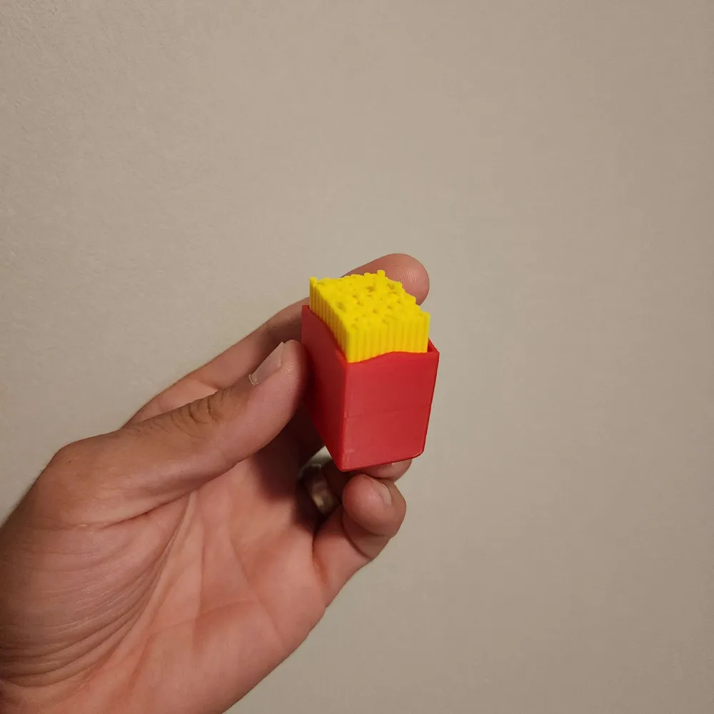 FRENCH FRY CLICKER - Free 3D Print Model - MakerWorld