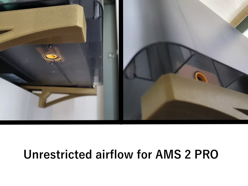 T-pose - slim dual AMS riser for H2D and H2S by Henryk MakerWorld ...