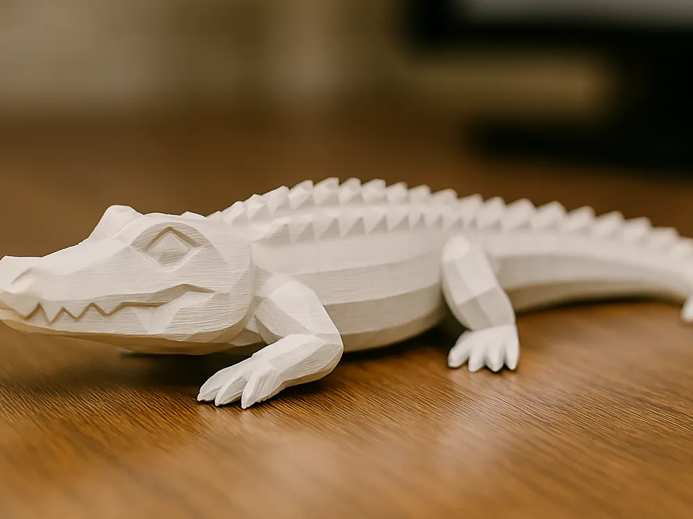 Low poly Crocodile by Cris MakerWorld: Download Free 3D Models
