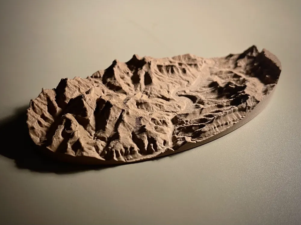 Grand Canyon Topology Miniature by i_make_things - MakerWorld