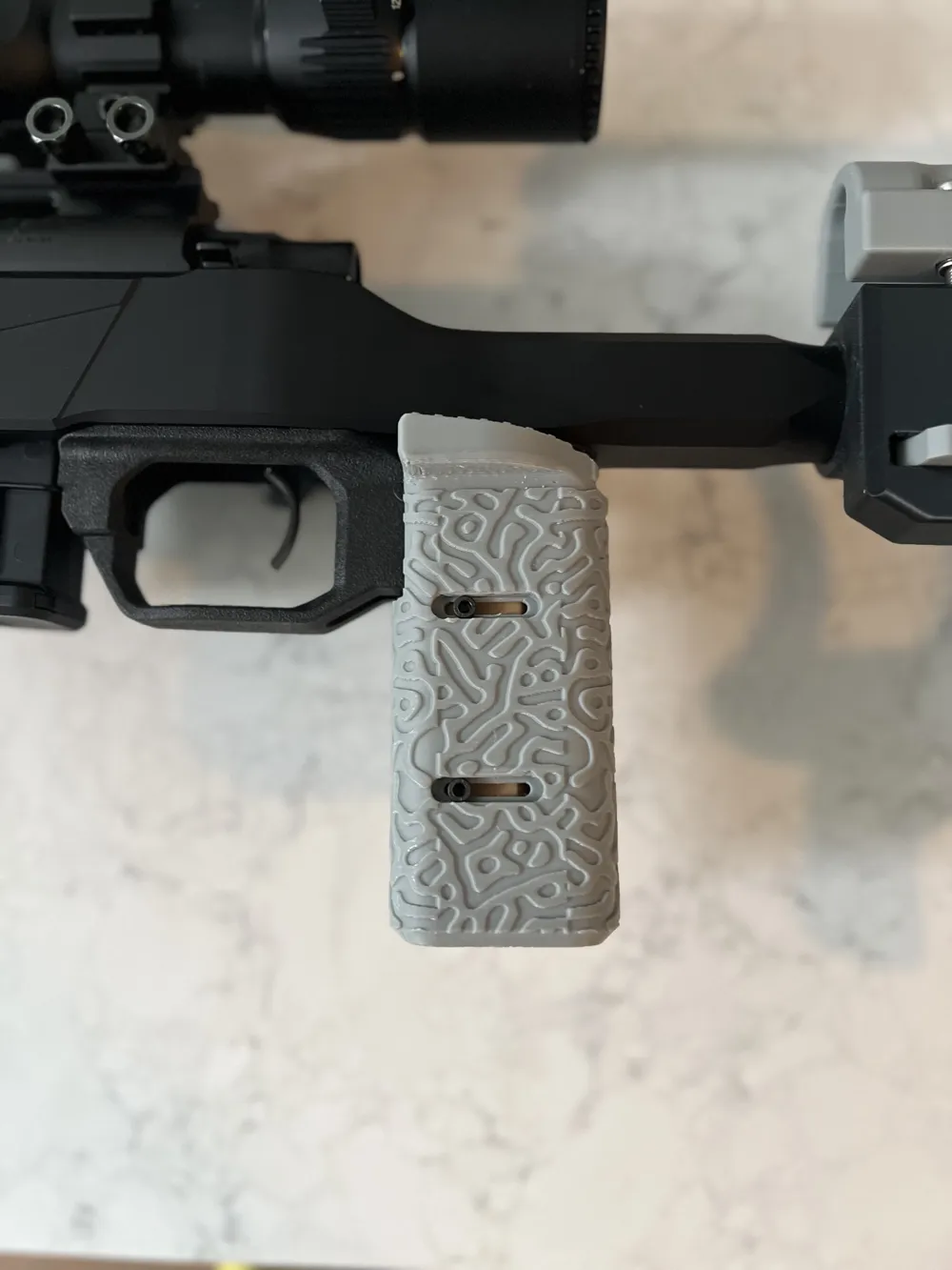 AR Pattern Long Range Rifle Grip - Free 3D Print Model - MakerWorld