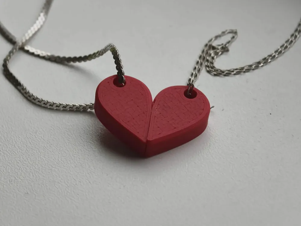 Magnetic Shared Heart Perfect for Valentine’s Day - Free 3D Print Model ...