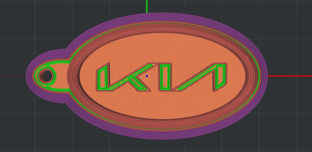 Kia Key Chain (new logo) by Peter Broeders - MakerWorld