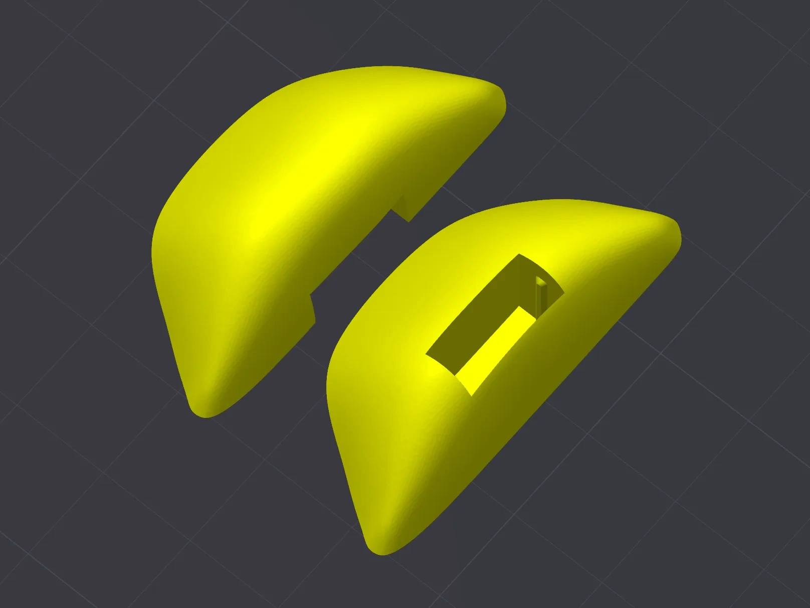 Bambu Lab Wireless Mouse 002 with USB slot, round tail end by userD ...