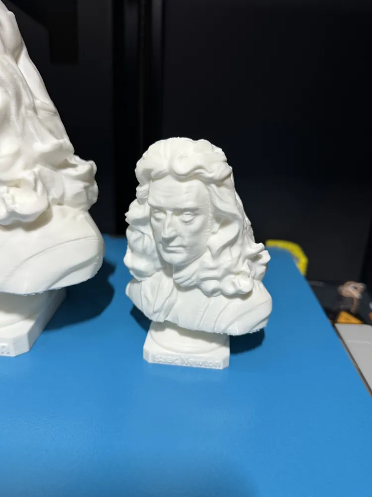 Isaac Newton Bust Sculpture - Tribute to a Genius! - Free 3D Print ...