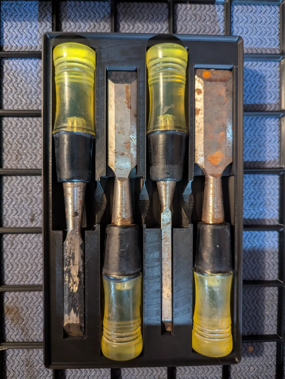 PITTSBURGH Wood Chisel Set Gridfinity Bin by elite_cyborg MakerWorld ...