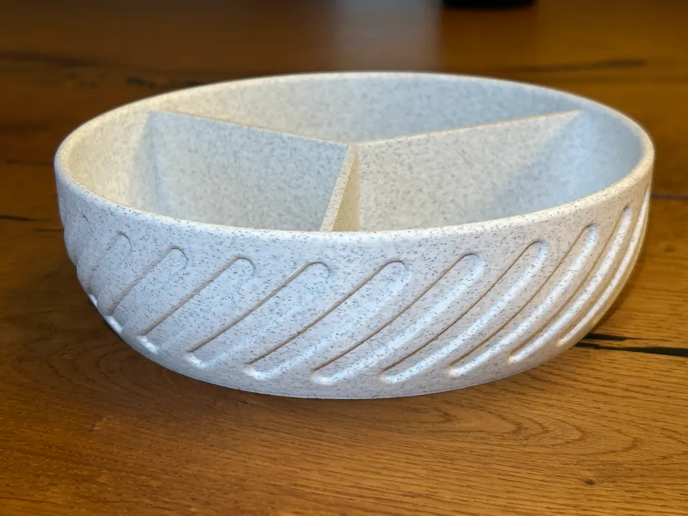 Circular Snack Bowl - 3 rooms by Andy’s Design - MakerWorld