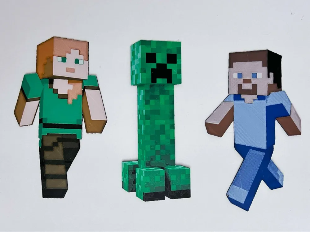 Minecraft Bookmark Collection by 3djd MakerWorld: Download Free 3D Models