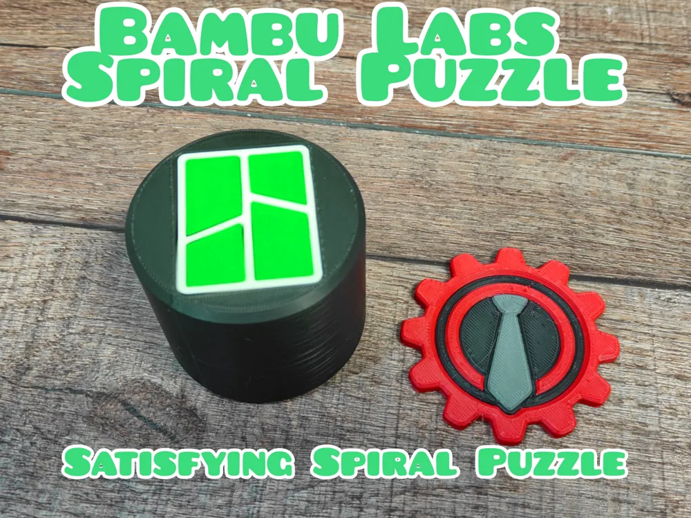 Impossible Bambu Labs Spiral Puzzle by ProtoDad - MakerWorld