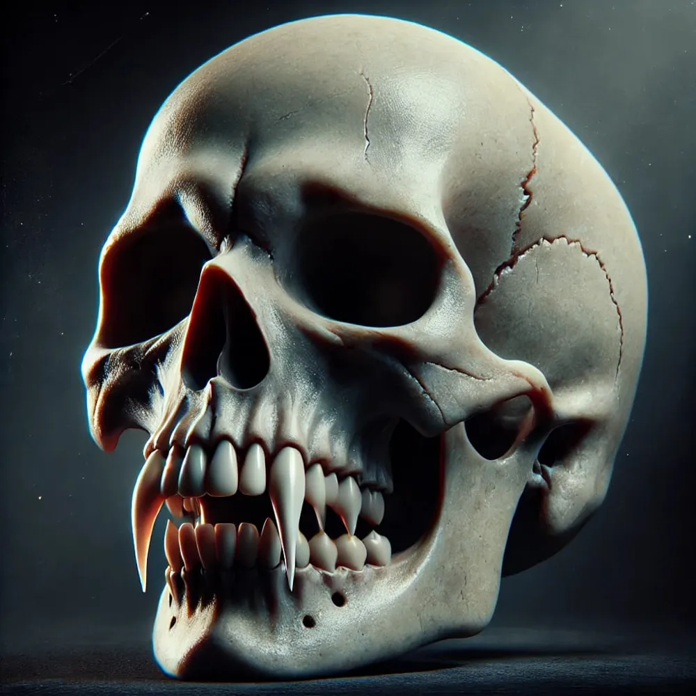 Vampire Skull - Free 3D Print Model - MakerWorld