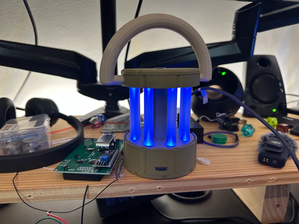 Futuristic Reactor Lantern by MillersCraft MakerWorld: Download Free 3D ...