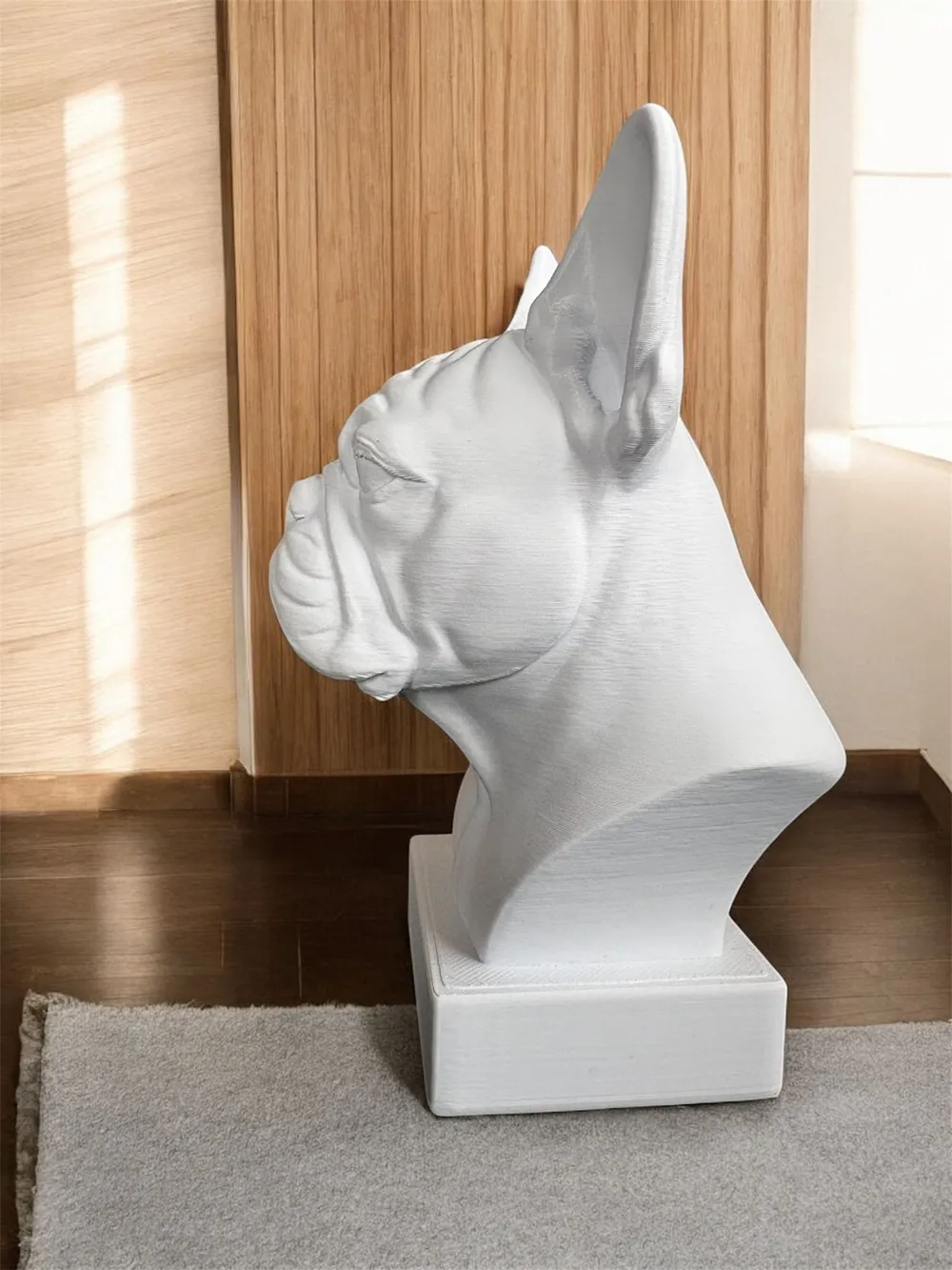 French Bulldog – Elegant Sculptural Bust by Naevo 3D ART MakerWorld ...