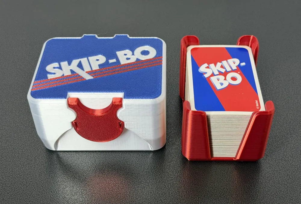 Skip-Bo - Card Box 1 - Free 3D Print Model - MakerWorld