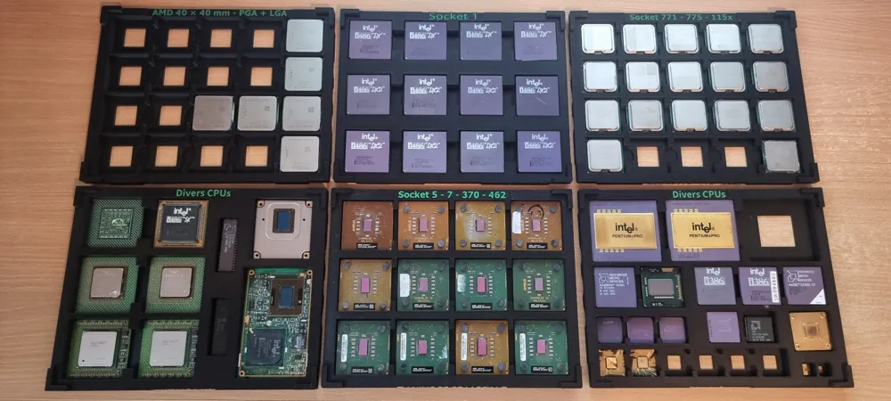 CPU Tray Stackable & Parametric Remixed by Blackstar79MakerWorld ...