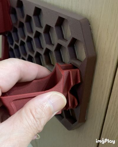 HSW Caliper Holder-Honeycomb Storage Wall Remixed by 小樹 - MakerWorld