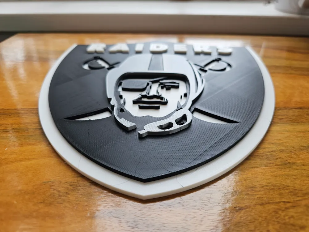 Raiders 3D Sign by Fast3D - MakerWorld