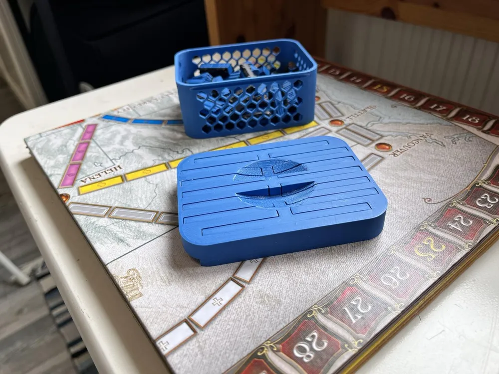 Ticket to Ride Train Storage Box & Card Holder V2 by EduTheMaker ...