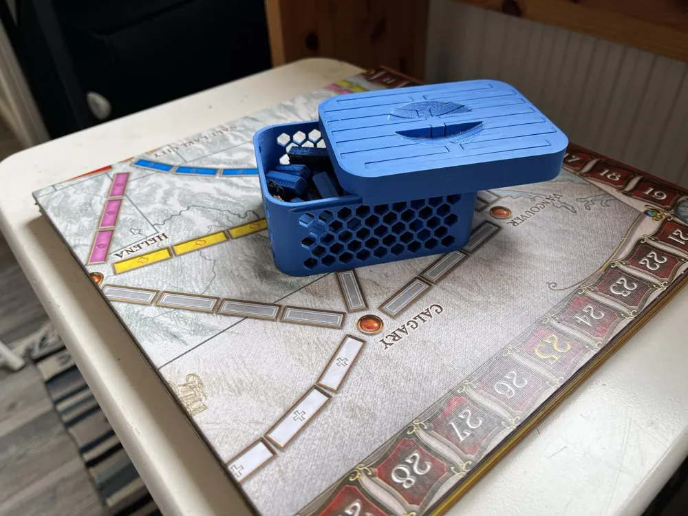 Ticket to Ride Train Storage Box & Card Holder V2 by EduTheMaker ...