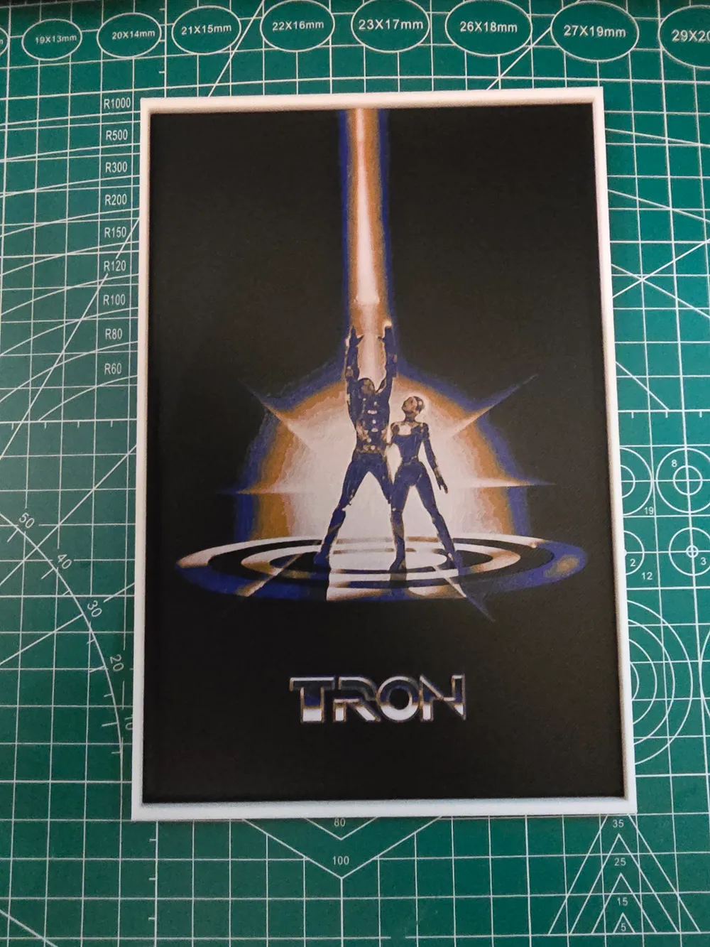 Tron Movie Poster - Hueforge Art - Free 3D Print Model - MakerWorld