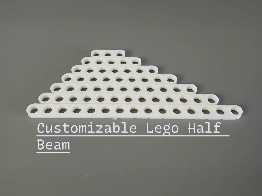 Iego/LegoTechnic Half Beams - Free 3D Print Model - MakerWorld