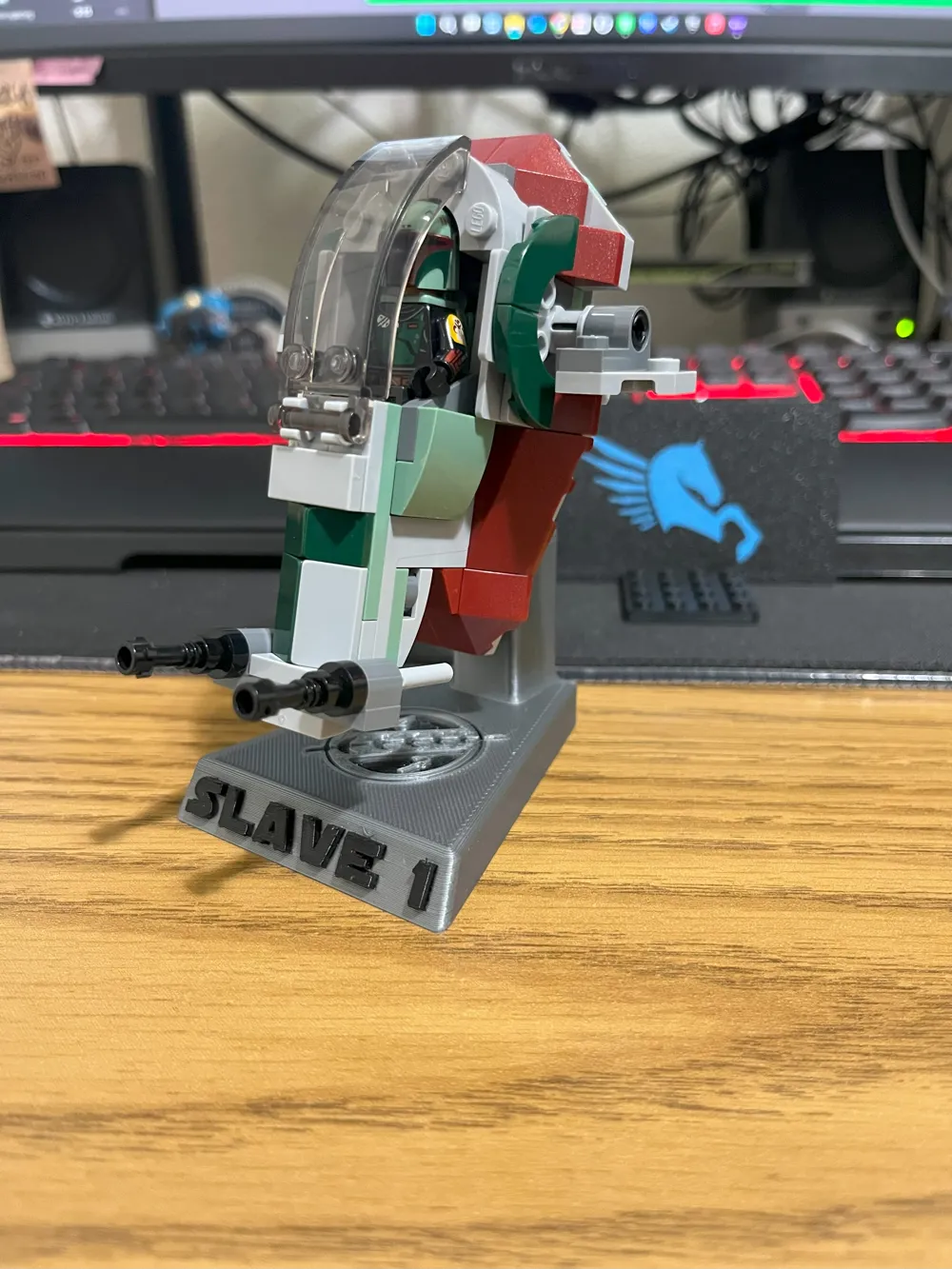 Legos Slave 1 (Boba Fett's Starship) Display Stand - Free 3D Print ...