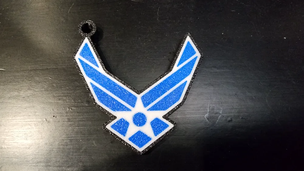 U.S. Air Force Logo Keychain by MayHem MakerWorld: Download Free 3D Models