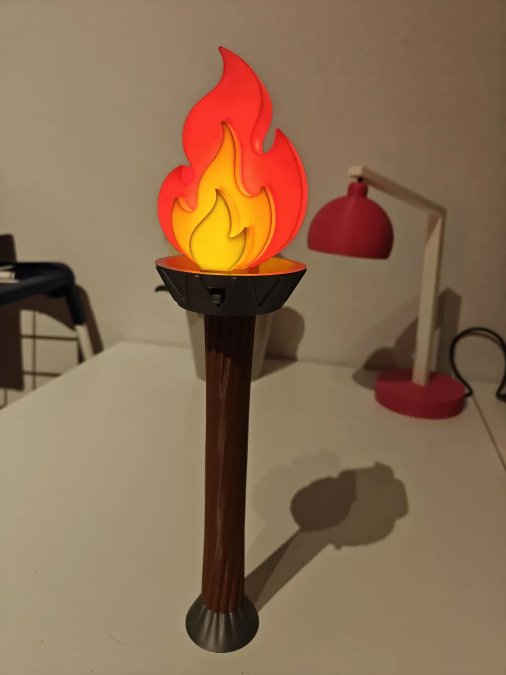 Battery Powered Led Torch - Free 3D Print Model - MakerWorld