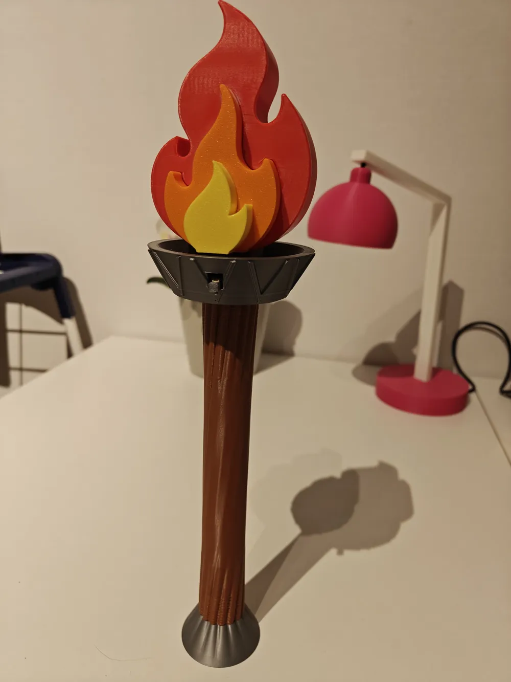 Battery Powered Led Torch - Free 3D Print Model - MakerWorld