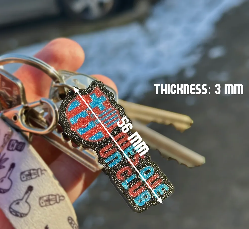 FC Barcelona Keychain - more than a club by vvrchIgor - MakerWorld
