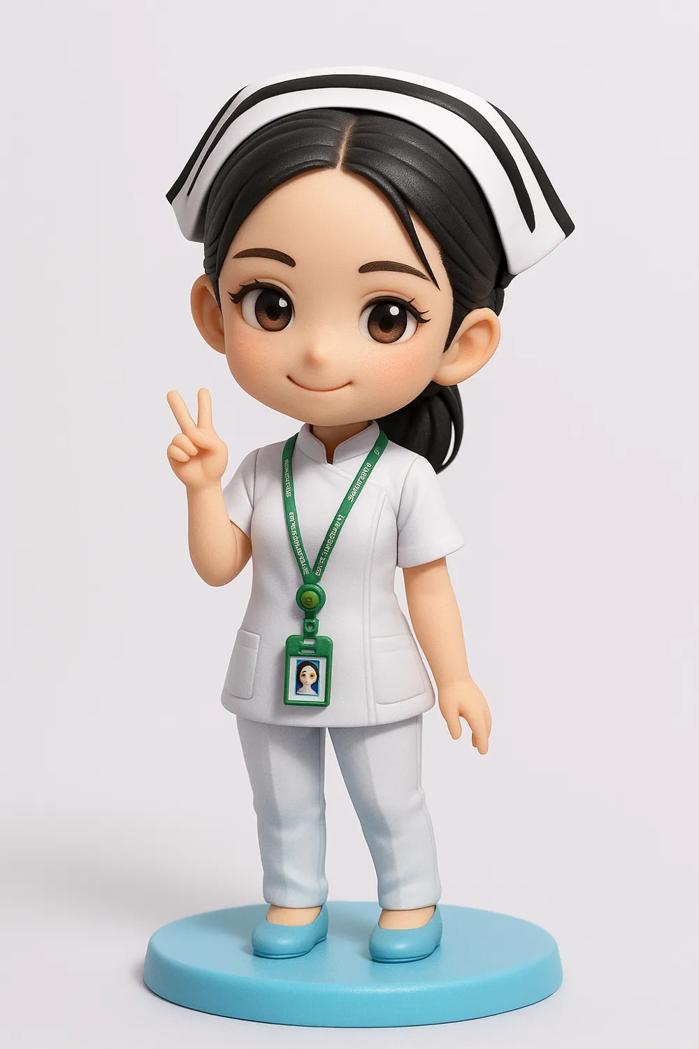 Cartoon nurse model - Free 3D Print Model - MakerWorld