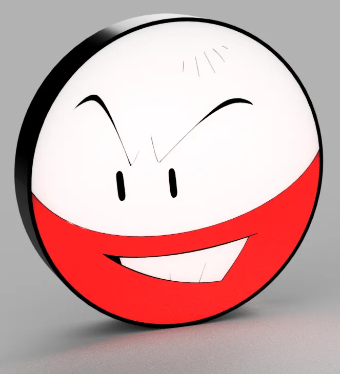 Pokemon - 0101 Electrode LED Lamp by BeeTee 3D - MakerWorld