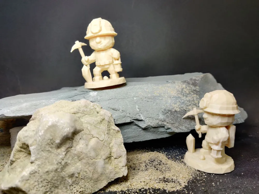 Low-Poly Miner by Varvatos MakerWorld: Download Free 3D Models