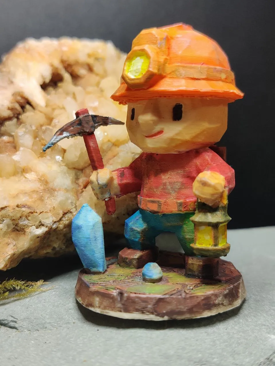 Low-Poly Miner by Varvatos MakerWorld: Download Free 3D Models