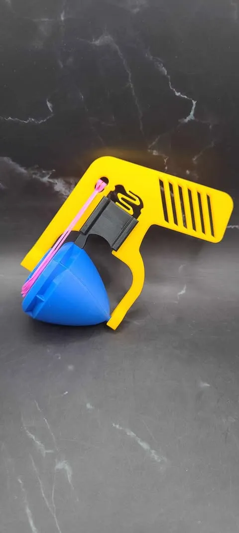Elastic Gun Spinner top by KenPrint3D - MakerWorld