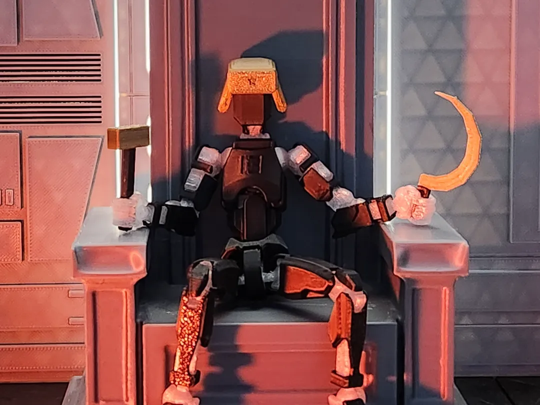 Tall Stone Throne by HankVonToten MakerWorld: Download Free 3D Models