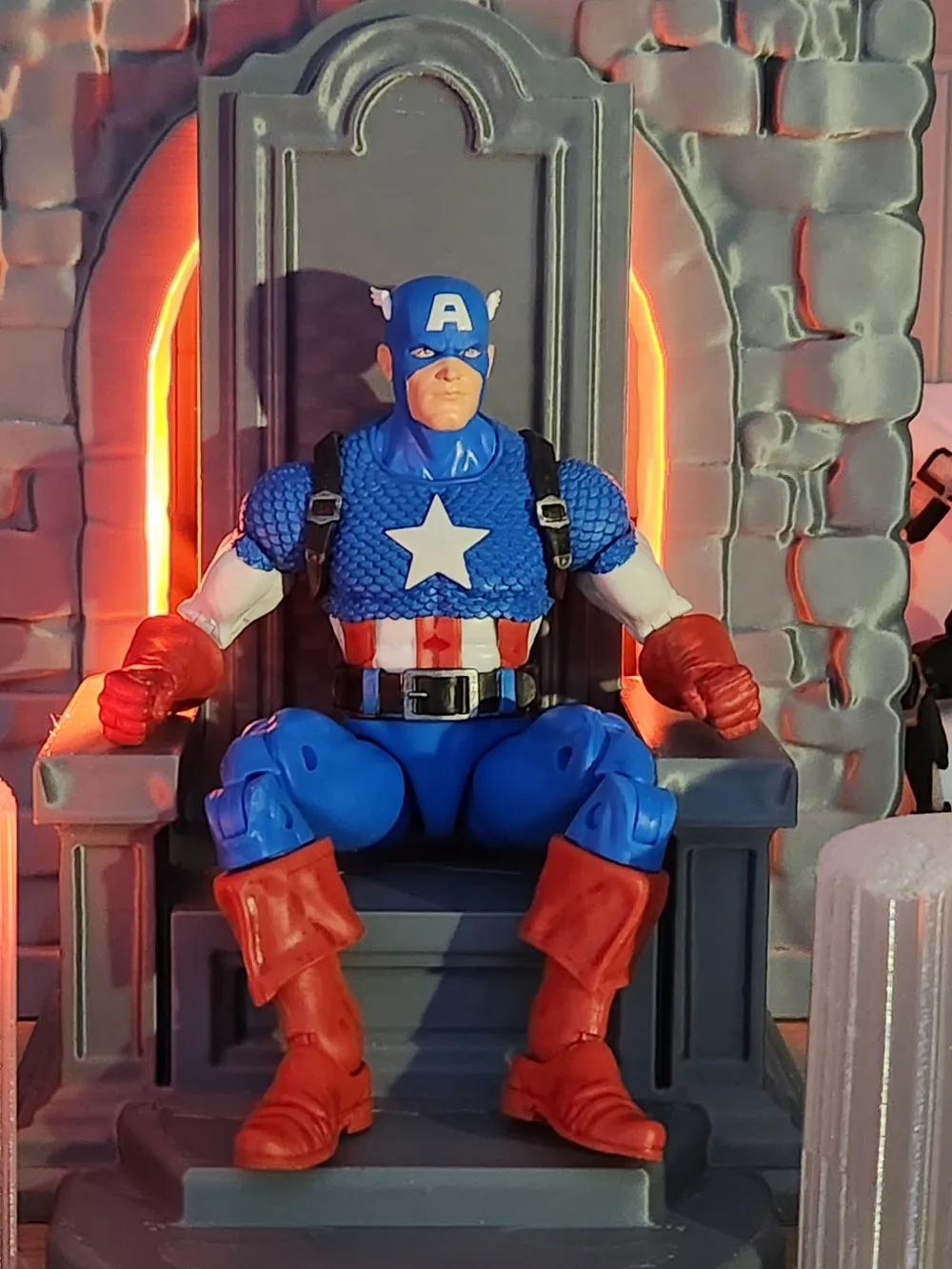 Tall Stone Throne by HankVonToten MakerWorld: Download Free 3D Models