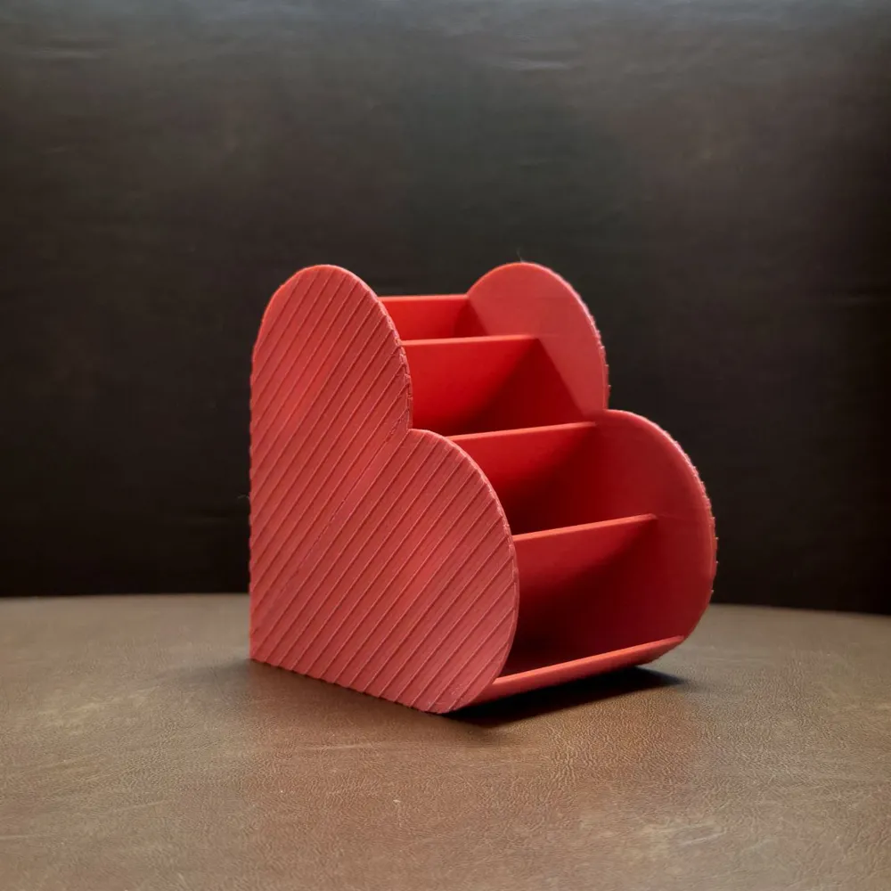 Heart Organizer - Free 3D Print Model - MakerWorld