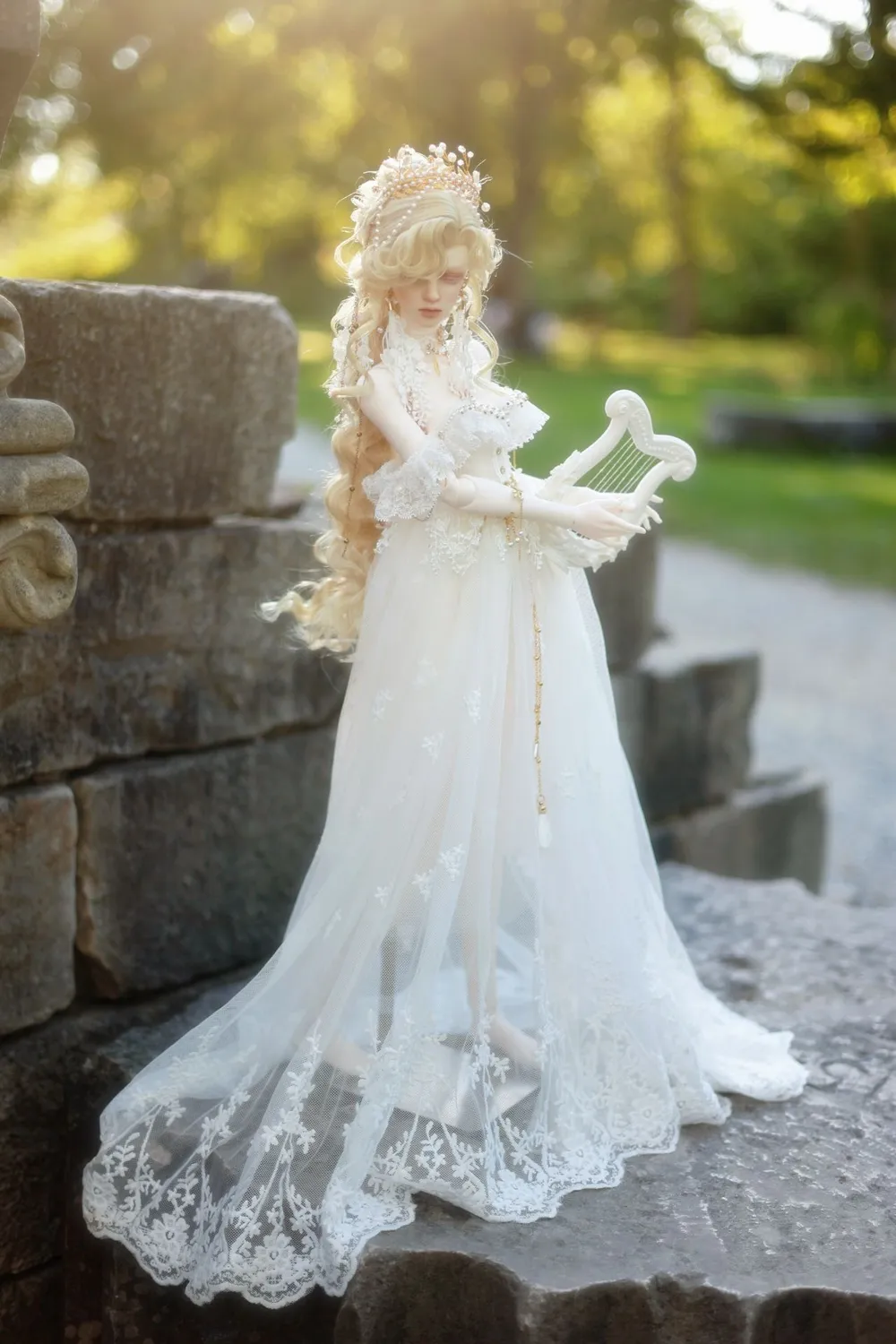 1/3 Scale Mini Lyre Prop for Dolls - Free 3D Print Model - MakerWorld