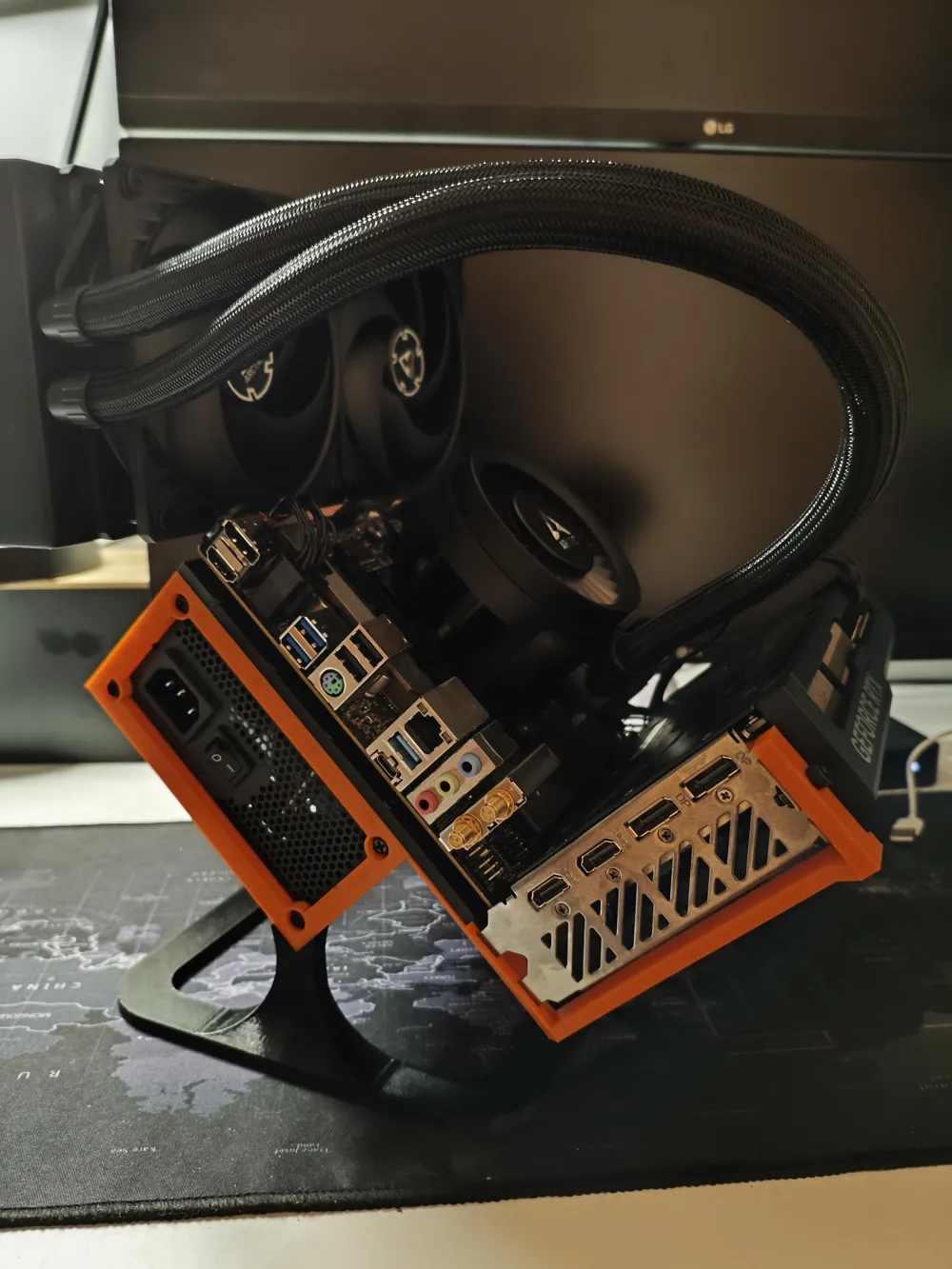 Open Air pc case with aio 240mm by nagygergely85 MakerWorld: Download ...