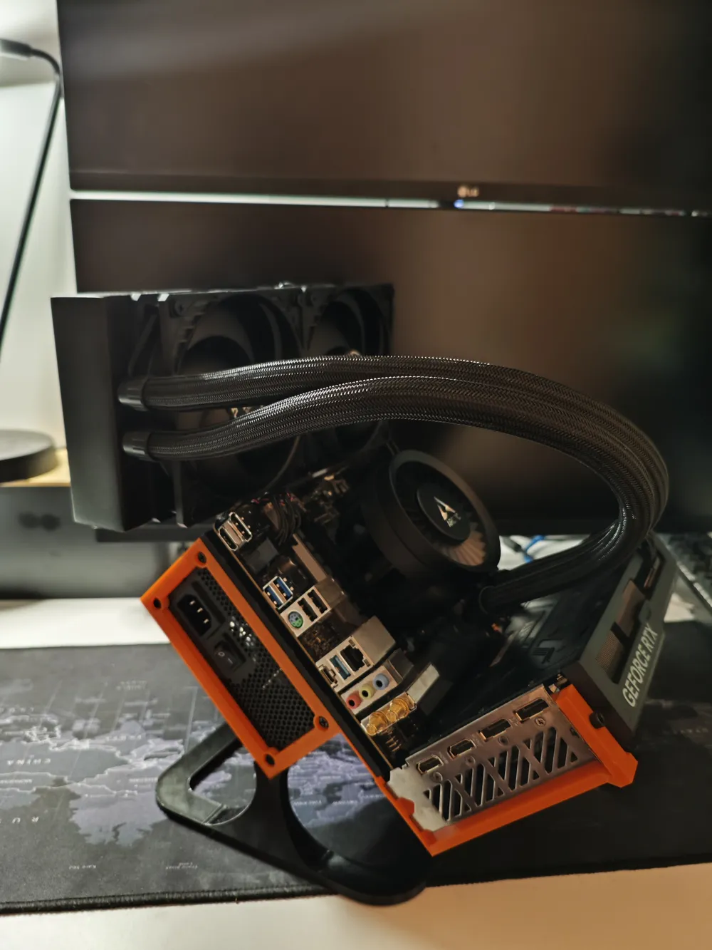 Open Air pc case with aio 240mm by nagygergely85 MakerWorld: Download ...