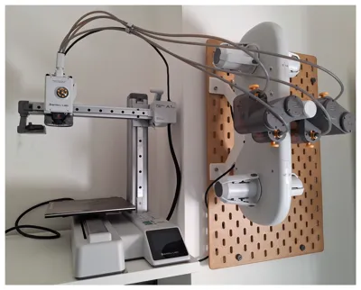 Bambu A1 mini Ams lite wall or ikea skadis mount by Raidol - MakerWorld