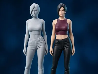Ada Wong - Free 3D Print Model - MakerWorld