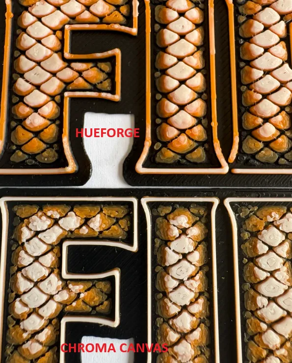 FIRE textured sign – HueForge vs Chroma Canvas - Free 3D Print Model ...