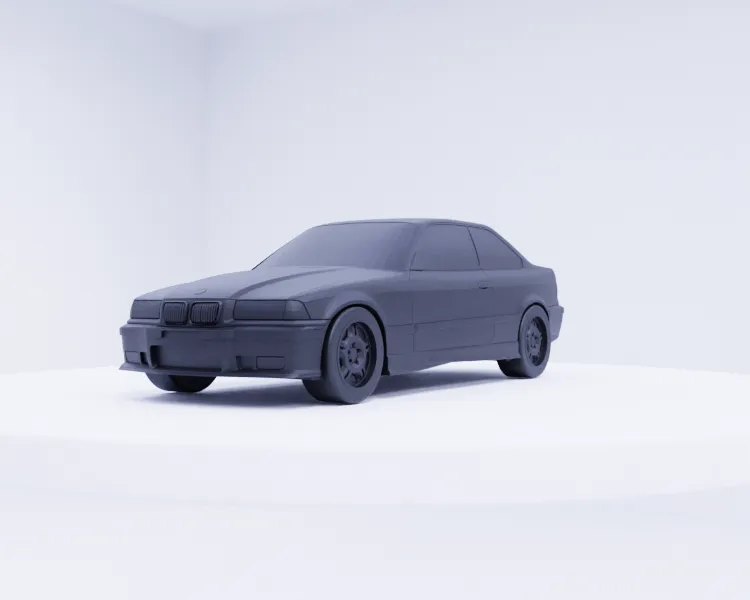 BMW M3 E36 - Classic Performance Coupe Model - Free 3D Print Model ...